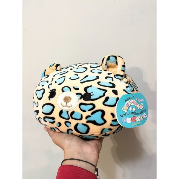 Squishmallows | Other | Nwt Squishmallow Cheetahleopard Cat Turquoise ...